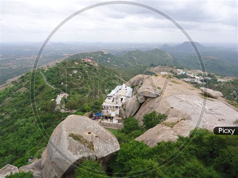Image Of Top View Of Devarayanadurga Dd Hills Tumkur Karnataka