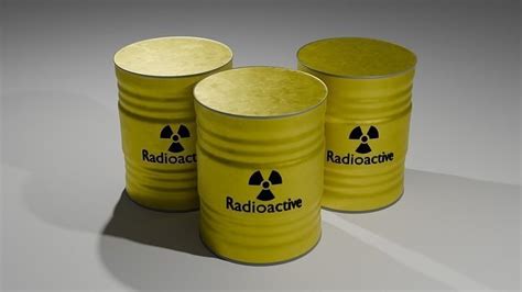 Uranium Barrel 3d Model Cgtrader