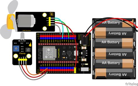 How To Create A Mini Fire Fighter With Esp32