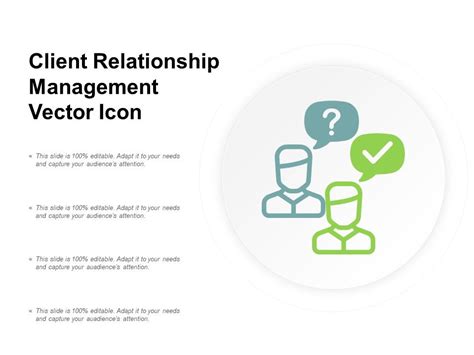Client Relationship Management Vector Icon Ppt Powerpoint Presentation Show Information