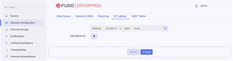 Labeled Ip Addresses — Fudo Enterprise 53 System Documentation