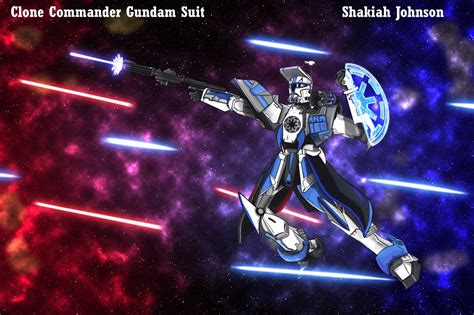 Clone Commander Gundam Suit By Me R Starwars