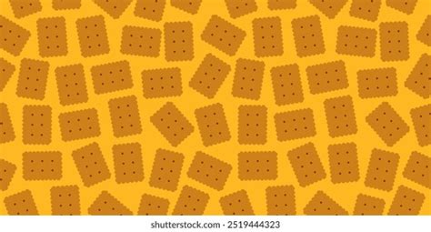 Cute Cookie Seamless Pattern Background Biscuits Stock Vector Royalty Free 2519444319
