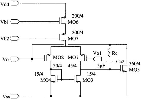 A The Entire Buffer Amplifier B The Error Amplifier In A Download Scientific Diagram