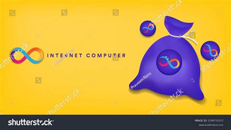 Internet Computer Icp Cryptocurrency Logo Placed Stock Vector Royalty Free 2199732237