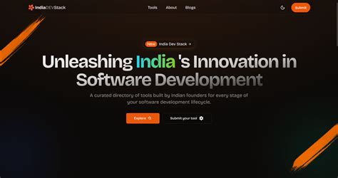 india dev stack dev tools directory from indian founders