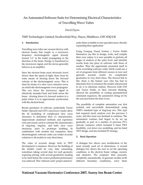 Automated Software Suite For Twts Pdf