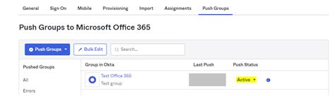 Microsoft Office 365 Push Group Error Invalid Value Specified For