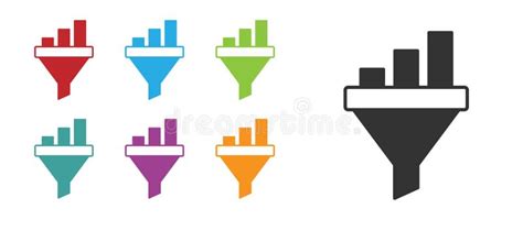 Set Sales Funnel With Chart Data Analysis Pie Infographic Mind Map