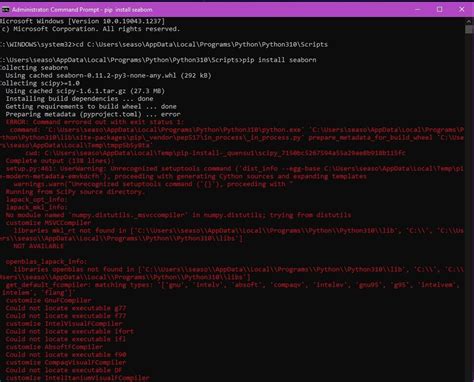 Pip To Install Seaborn Learnpython