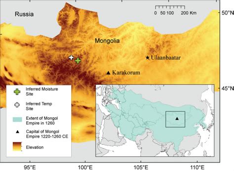 Tree Ring Drought Reconstruction Site Green “” And Inferred
