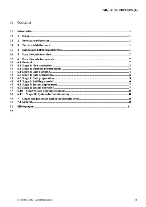 ISO IEC 8183 2023 Information Technology Artificial Intelligence Data Life Cycle Framework