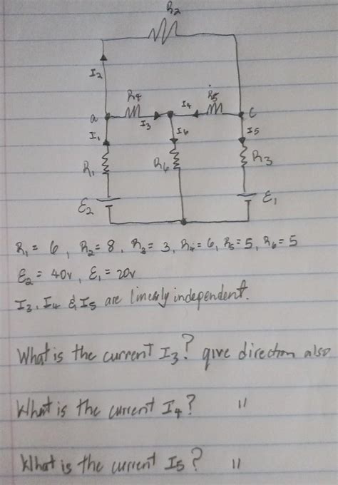 Solved R16r28r33r46r55r65ε240rε120ri3i4andi5