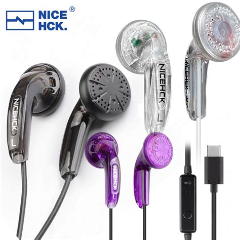 Nicehck Traceless ชุดหูฟังไมโครโฟนไดนามิก Hifi 15 4 มม ต่อแบบ Type C