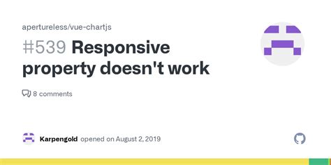 Responsive Property Doesnt Work · Issue 539 · Aperturelessvue Chartjs · Github