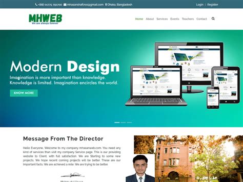 A Amazing Web Design For Your Business It Will Be Responsive And Low