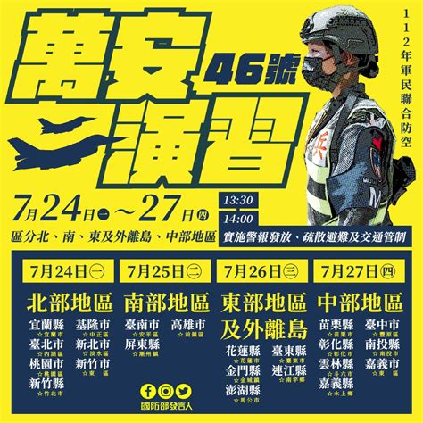 萬安演習一連4天！外送「這時段」沒得叫、搭公車有影響？各縣市時間、管制一文看，違者罰15萬 今周刊
