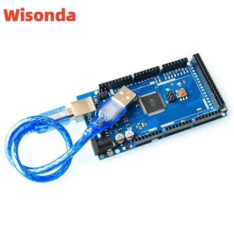 1pcs Mega 2560 R3 Mega2560 Rev3 Atmega2560 16au 1pcs Atmega16u2 Board 1pcs Usb Cable