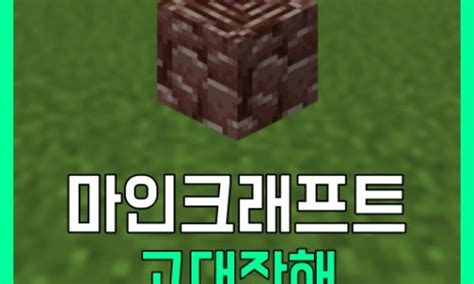 마크 마인크래프트 네더라이트 좌표 및 조합법 네이버 블로그