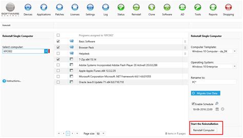 Reinstall Single Computer