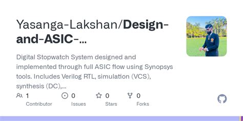 Design And Asic Implementation Of A Digital Stopwatch Systemproject