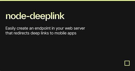 Node Deeplink Codesandbox