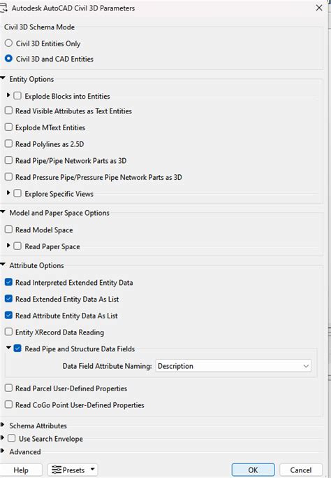 Error With Reading Pipe And Structure Data Fields Attributes Community