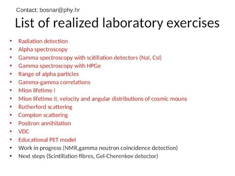 Ppt List Of Realized Laboratory Exercises Dokumentips