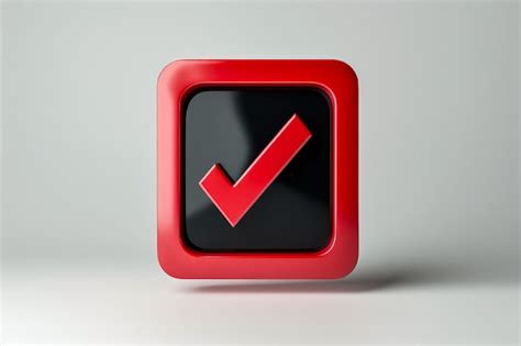 Premium Photo Square Or Box Behind Check Mark