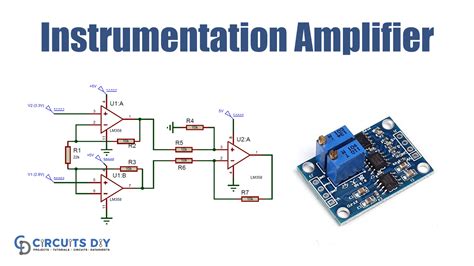 Instrumentation Amplifier Circuit Using Op Amp