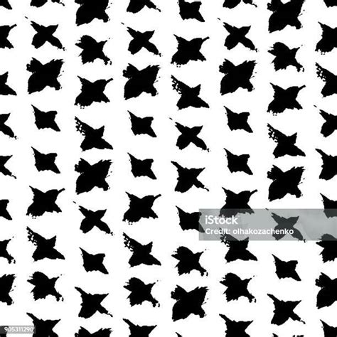 원활한 벡터 패턴 십자가 흰색 배경으로 그런 지 손 그리기 텍스처입니다 섬유 벽지 포장지 민족 디자인 종이입니다 점선 관광 명소 삼각형 타원형 원형 막대기 개체 그룹에 대한