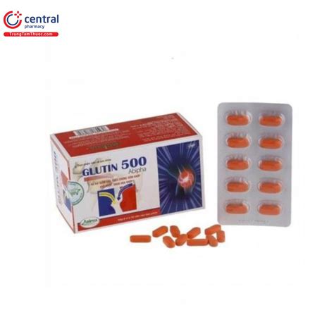 Thuốc Glutin 500 Abipha Viên Uống Hỗ Trợ Tăng Cường Và Bảo Vệ Chức