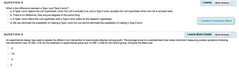 Solved What Is The Difference Between A Type I And Type I Chegg Com