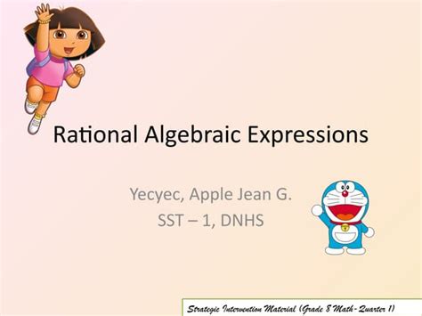 Addition And Subtraction Of Rational Expressions With Like Denominators