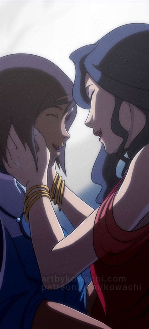 Art Happy Korra Happy Asami 💙 Korrasami Tlok Avatar Korra Asami