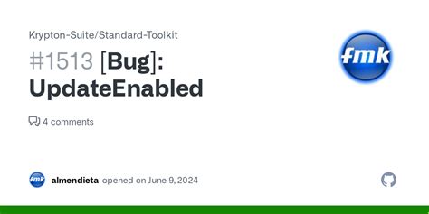 Bug Updateenabled · Issue 1513 · Krypton Suitestandard Toolkit · Github