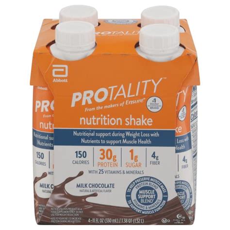 Protality Nutrition Shake Milk Chocolate Publix Super Markets