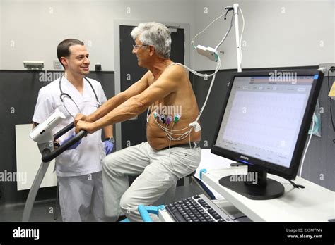 Cardiology Stress Test Myocardial Perfusion Scintigraphy In Effort Nuclear Medicine