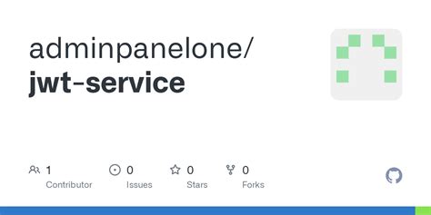 Github Adminpanelone Jwt Service