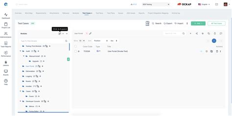 Test Cases Module Qatouch