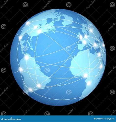 Global Internet Network Stock Illustration Illustration Of Concepts 21055987
