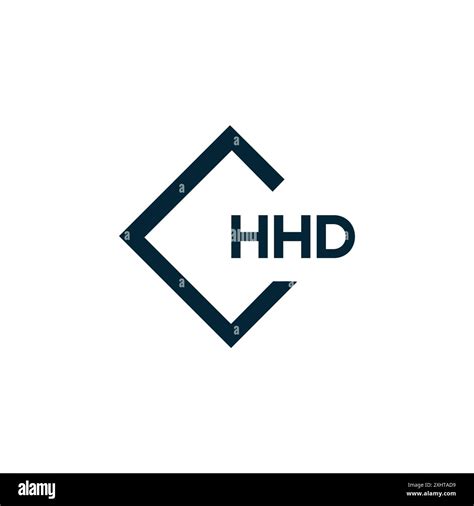 Hhd Logo H H D Design White Hhd Letter Hhd H H D Letter Logo Design