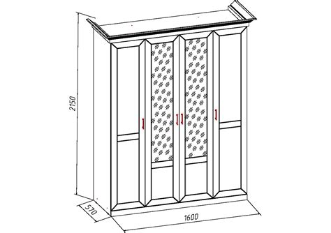Шкаф 4 х дв “София” СтавропольМебель