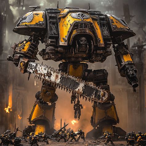 Superiorsnowboarder 40k Warhammer Imperator Titan By Spacedreamcatcher