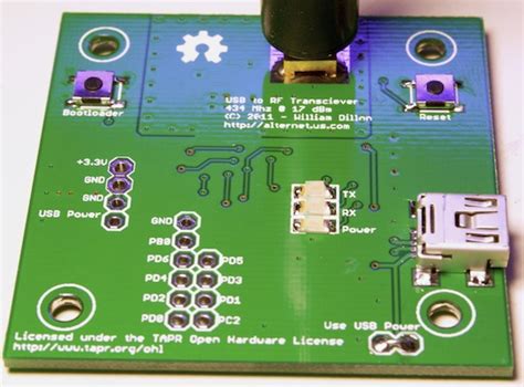 Usb To Rf Transceiver Prototype Complete