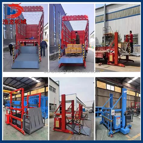 Small Loading And Unloading Platform Electric Hydraulic Elevator