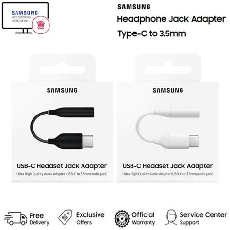 Jual Samsung Usb C Headset Jack Adapter Usb C To Mm Audio Jack Hitam Jakarta Pusat