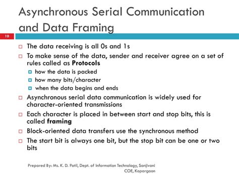 Se Pai Unit 5serial Port Programming In 8051 Microcontrollerpart 1 Ppt