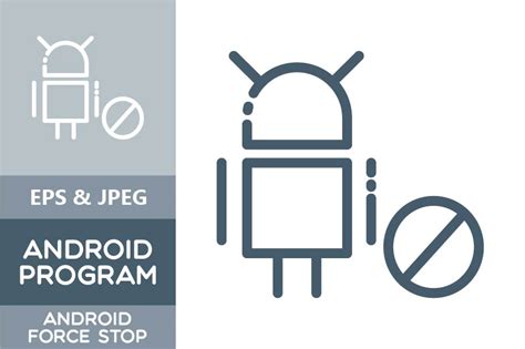 Android Program Android Force Stop Graphic By Beldonbenediktus