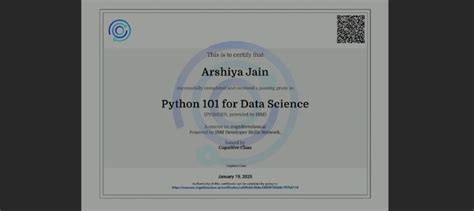 Arshiya Jain On Linkedin Pythonfordatascience Ibm Skilldevelopment Datasciencejourney